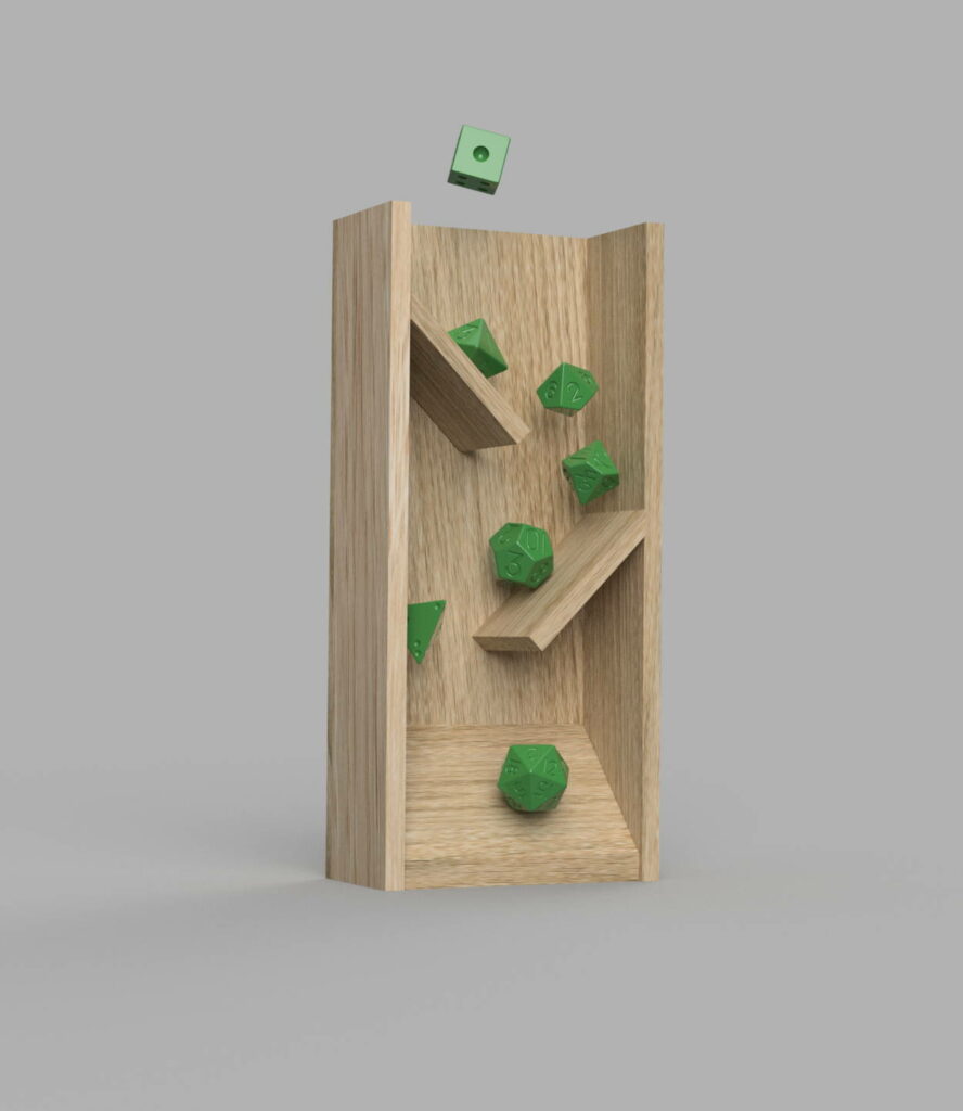 Ash Artisan Dice Tower - Silverwood Gaming