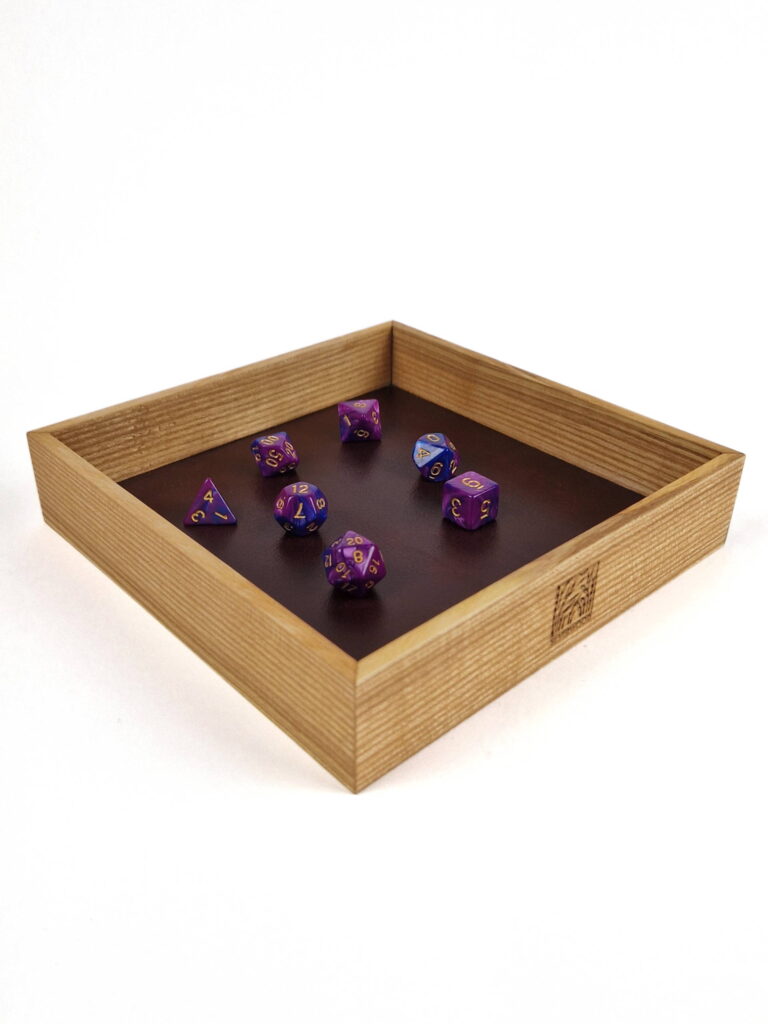 Gaming Dice Tray | Ash Artisan Dice Tray | Silverwood Gaming