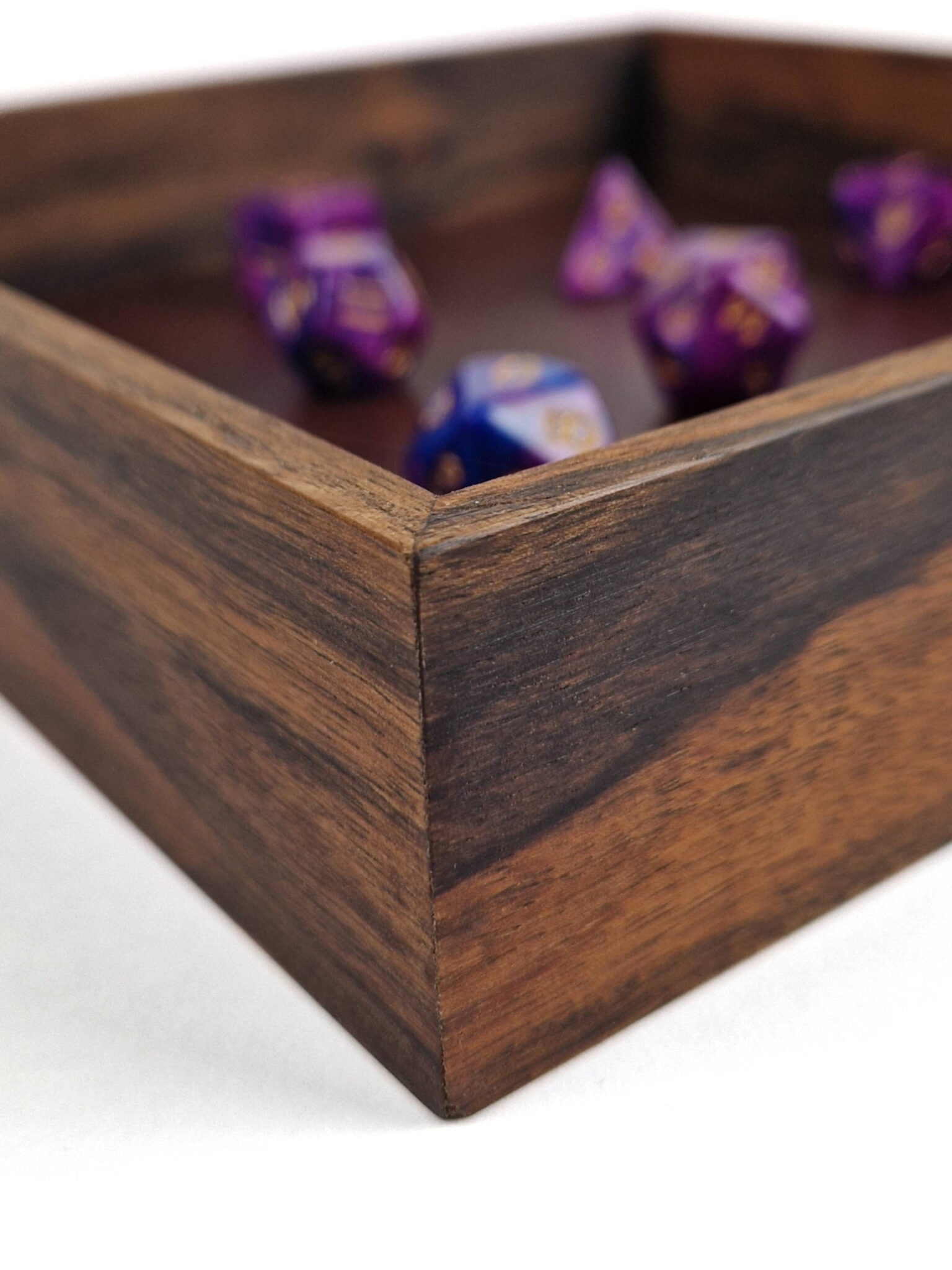 Walnut Artisan Dice Tray | Premium Wooden Dice Tray | Silverwood Gaming